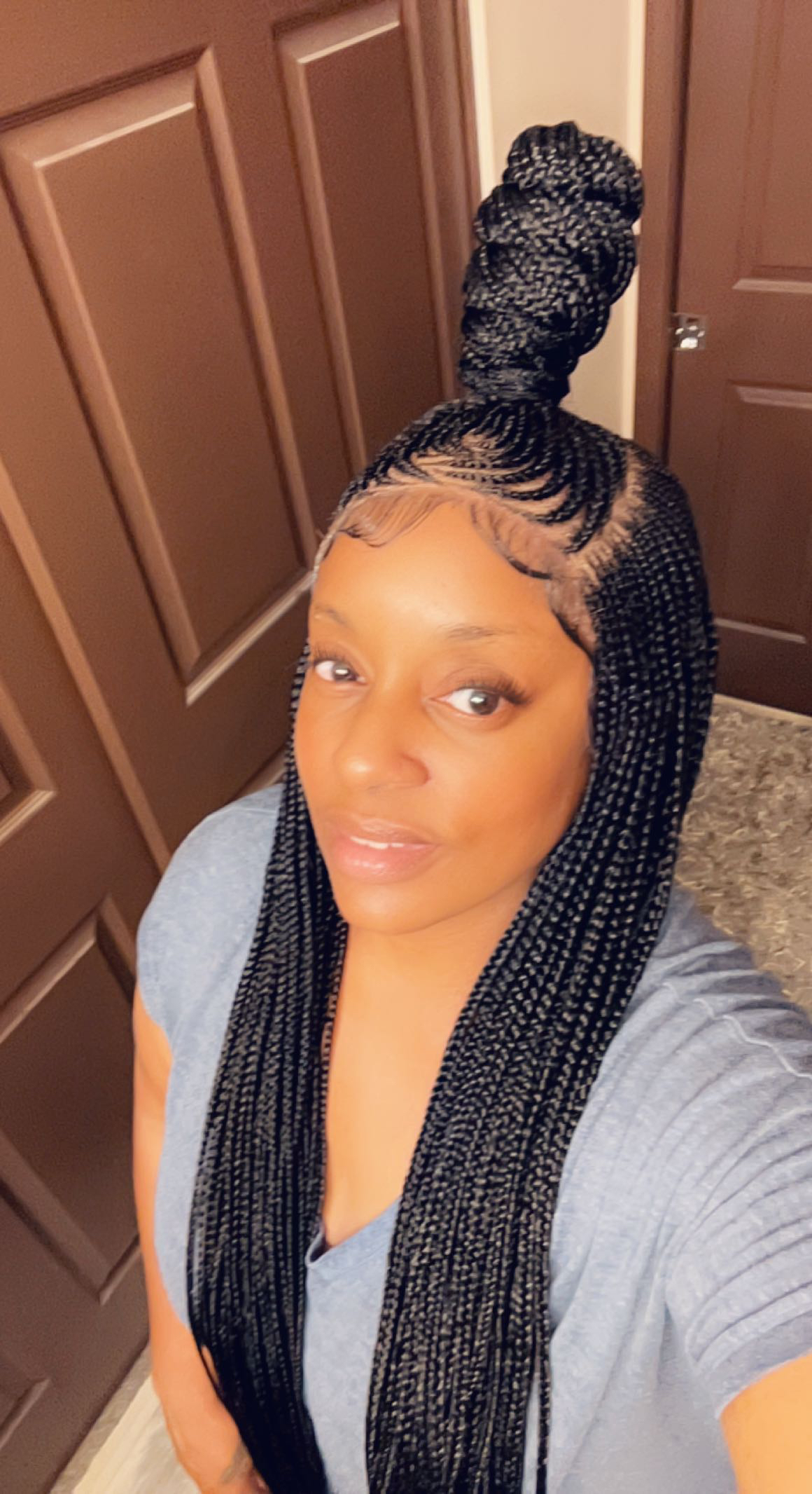 TOYOSI JET BLACK BRIADS . - Braided Wigs Store Nigeria | Rubbies ...