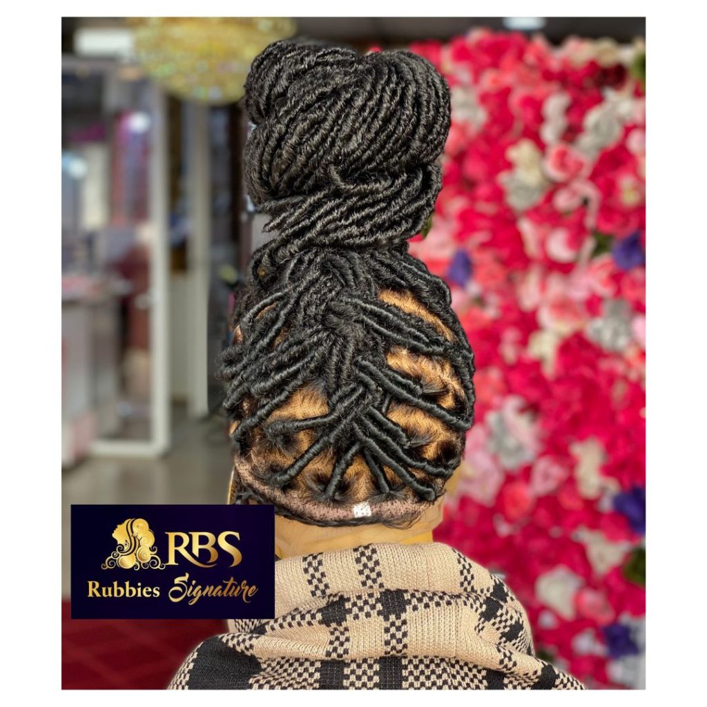 REGINA SOFT LOCS DOUBLE BUN - Braided Wigs Store Nigeria | Rubbies ...